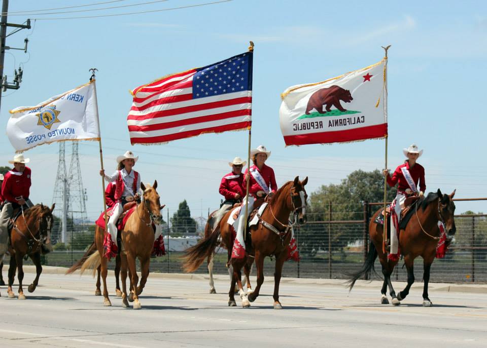 Tehachapi Parade & Rodeo 2014 – Kern County Sheriff's Mounted Posse
